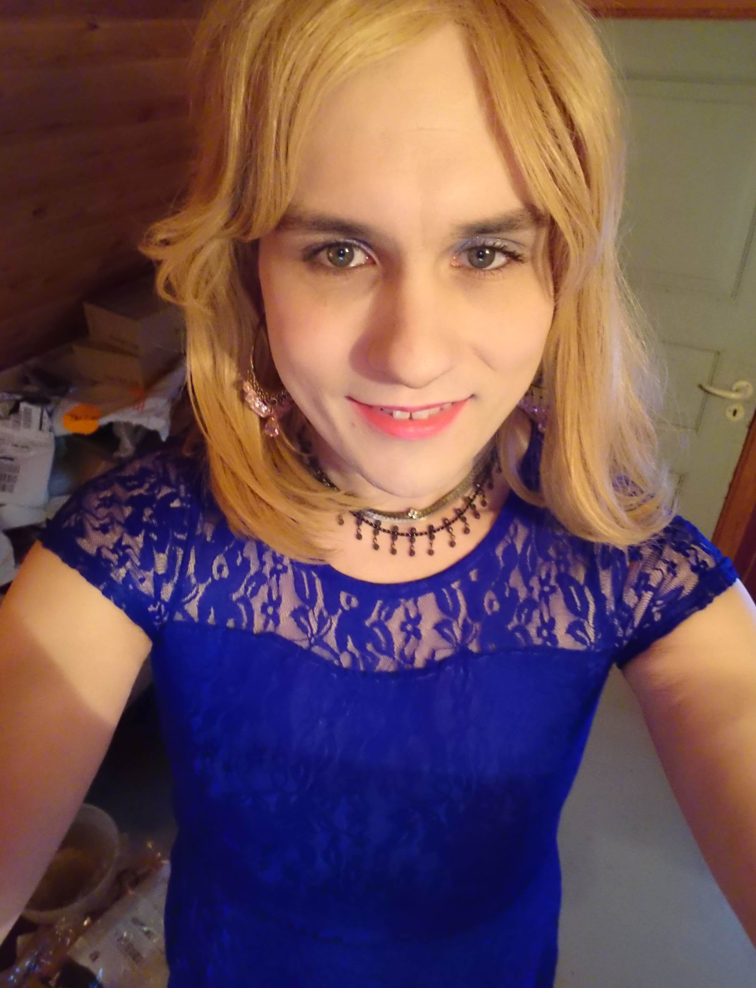 New Blue Lace Dress Photo 25