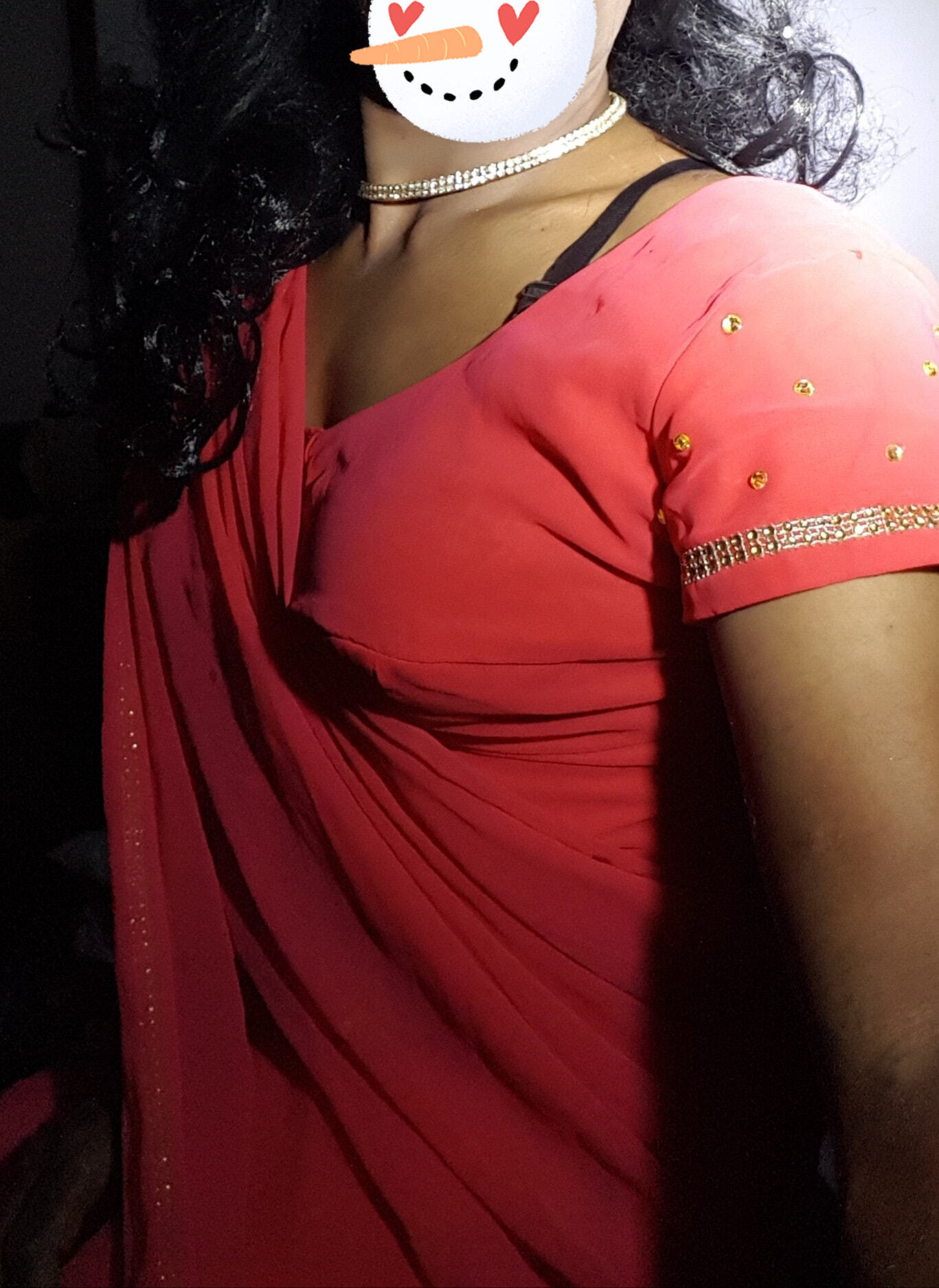 Sri Lankan Saree Shemale Photo 16