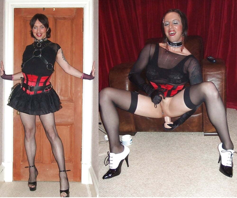 Crossdressers Models Striptease Photo 30