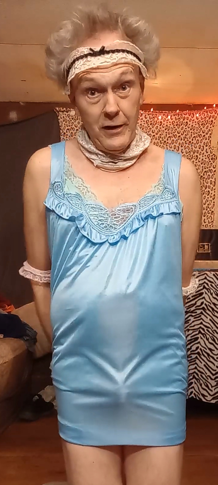 Dress Wearing Faggot 🩷🩷 Photo 1