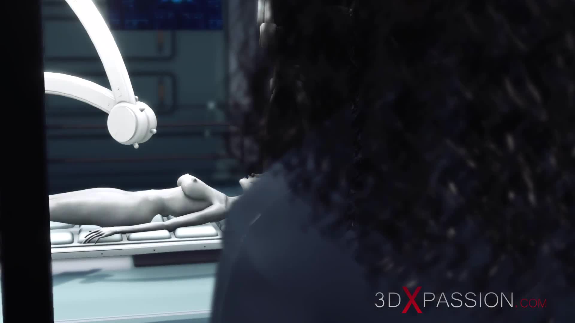Hot Sex Sci Fi Android Fucks Hard An Alien In The Surgery Room In The Space Station 