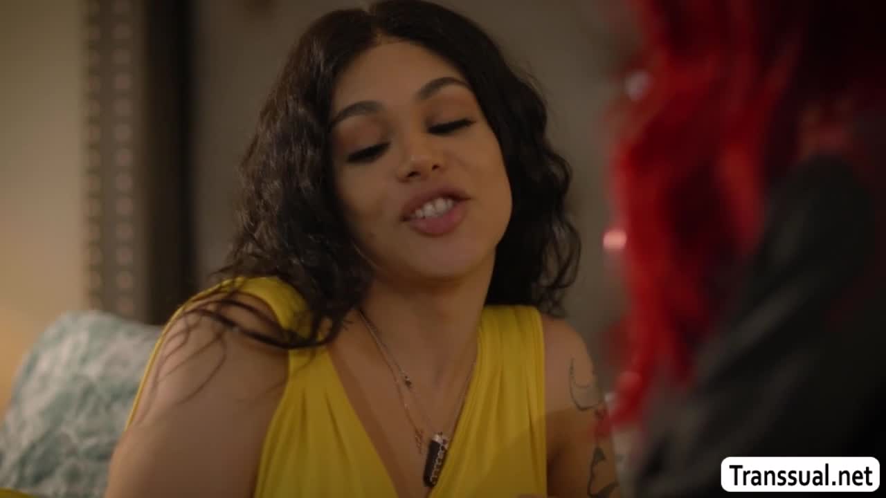 Two Busty Shemales Loves Their Anal Pounding Sex Scene