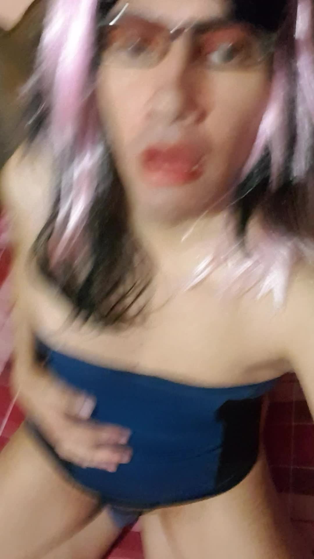 Mexican Crossdresser Slut Side Thong And Bareback Anal Soy Travesti